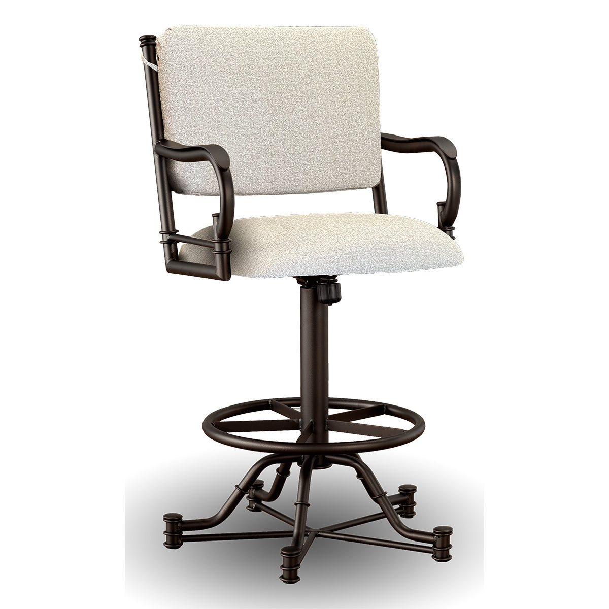 Burnet Swivel-Tilt Bar Stool – LuxBilliards.com