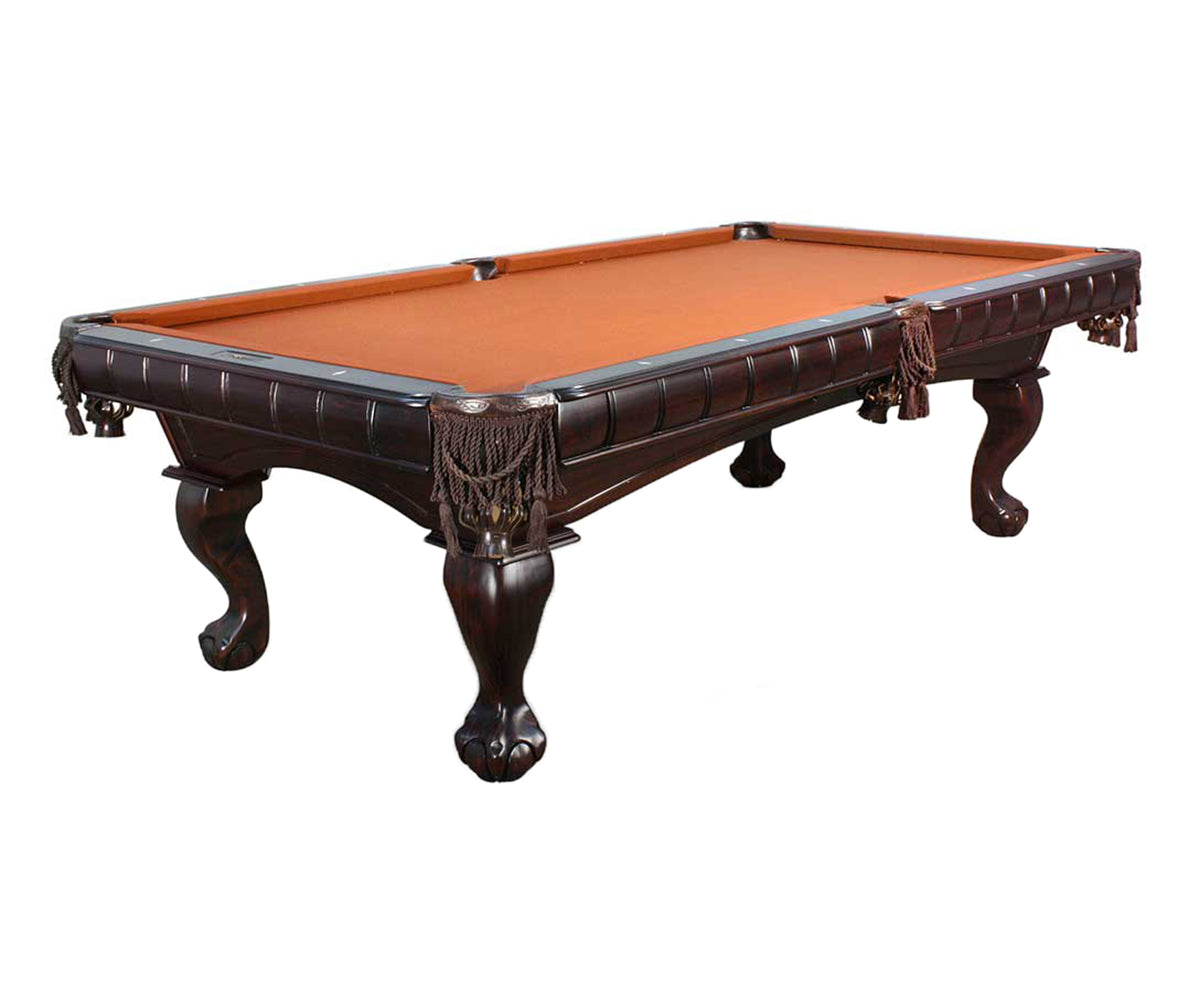 Presidential Kruger Pool Table with Ball & Claw Legs – LuxBilliards.com